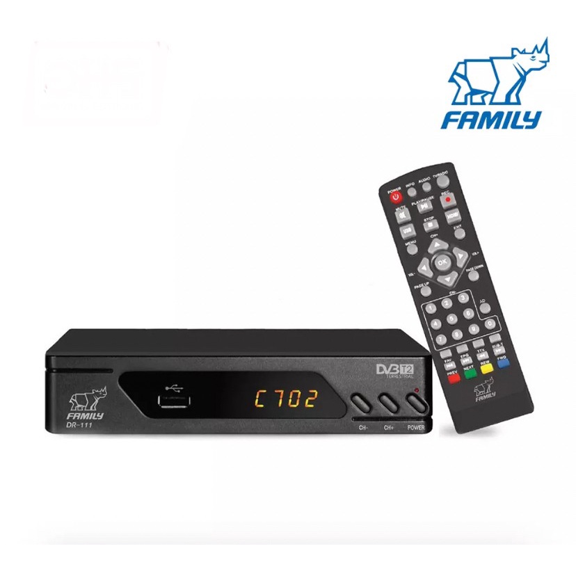 SAMART/FAMILY/Nano กล่องดิจิตอลทีวี รุ่น strong black/DR-111 | Shopee ...