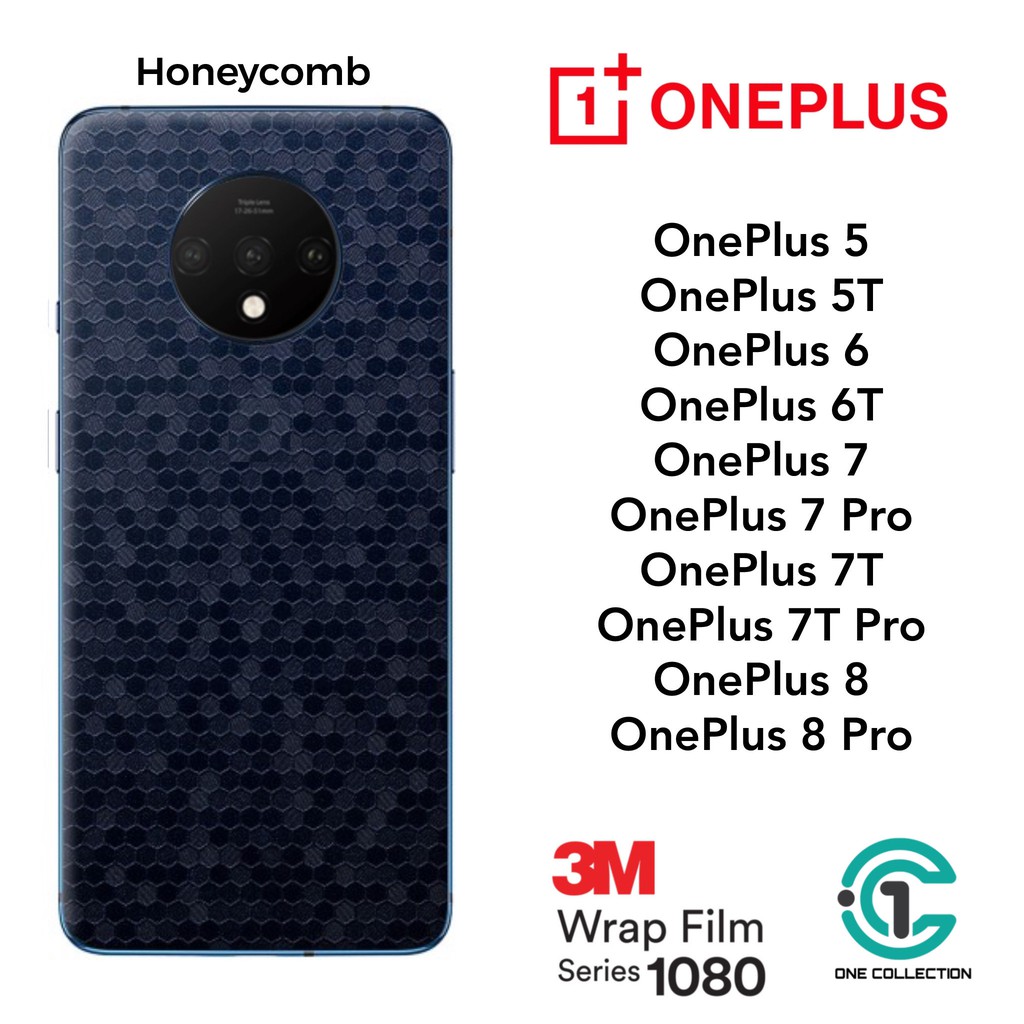 สติกเกอร์ไวนิล ลายรังผึ้ง สําหรับ OnePlus 5 5T 6 6T 7 7 Pro 7T 7T Pro 8 8 Pro | Shopee Thailand