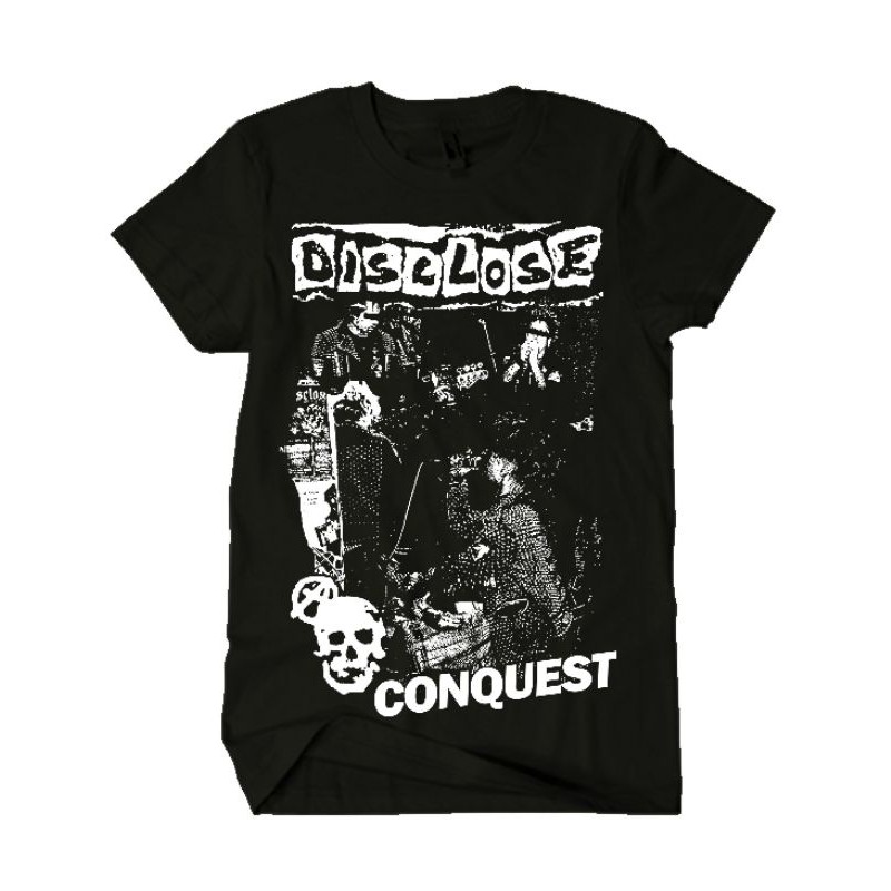 เสื้อยืด พิมพ์ลาย BAND DISCLOSE - CONQUEST | Shopee Thailand