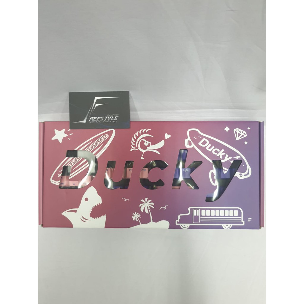 แป้นพิมพ์คีย์บอร์ดเล่นเกม Ducky Keycaps Tfue | Shopee Thailand