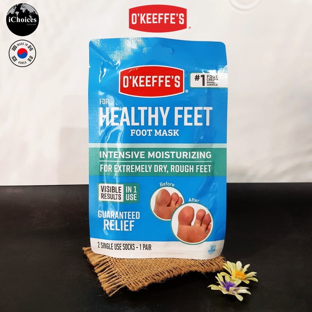 มาส์กเท้า แบบใช้ครั้งเดียว O'Keeffe's® For Healthy Feet Intensive ...