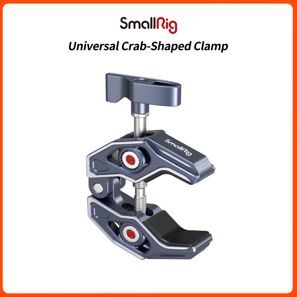 SmallRig Crab-Shaped Clamp with 1/4"-20, 3/8"-16 Threaded Holes ...