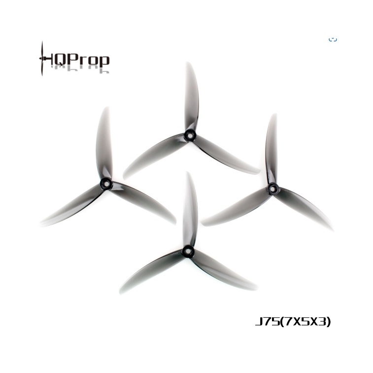 [ใบพัดโดรน 7นิ้ว] ใบพัด 7นิ้ว HQProp J75 7X5X3 Light Grey (2CW+2CCW) 1 ...