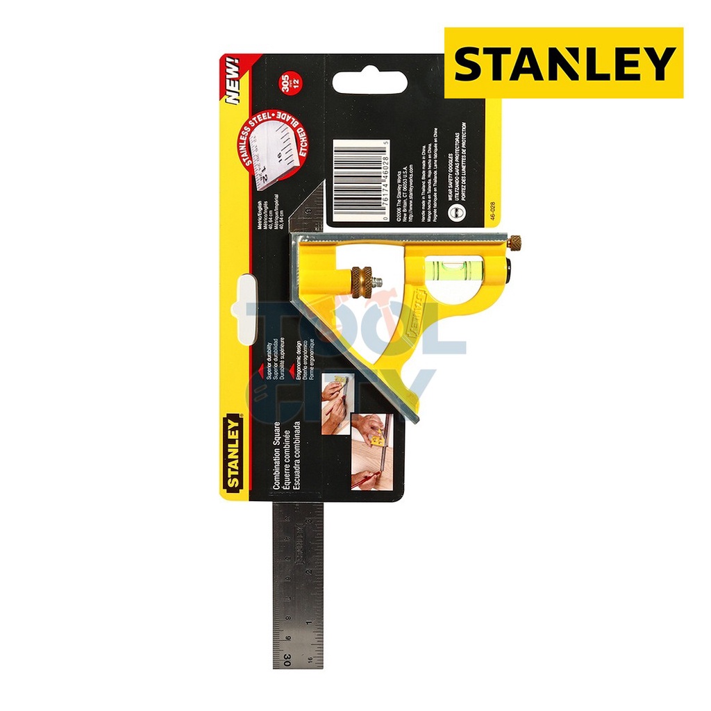STANLEY 46-028 ฉากแบบผสม+ลูกน้ำ 12"(METRIC ) | Shopee Thailand