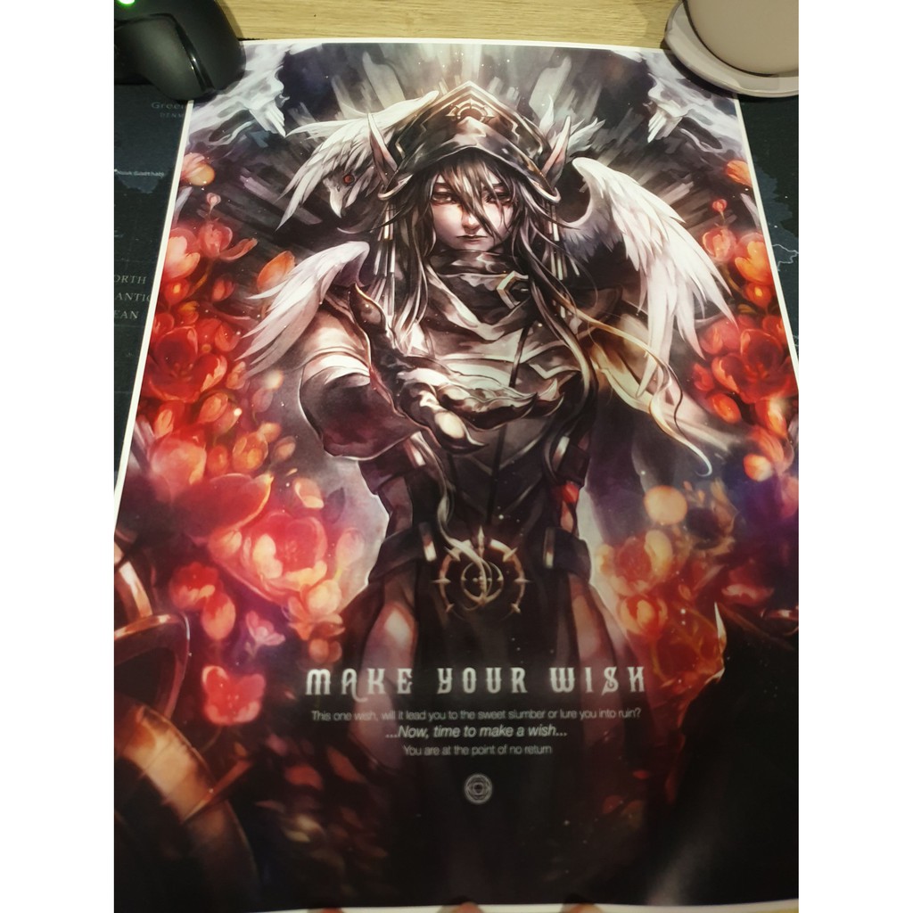 โปสเตอร์ ขนาด A3 Make Your Wish By Enfer de Hell พร้อมลายเซ็นต์ ...