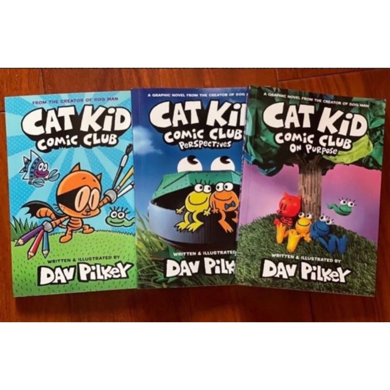 หนังสือชุด Cat Kid Comic Club 3 เล่ม หนังสือการ์ตูน ภาษาอังกฤษ Comic ...