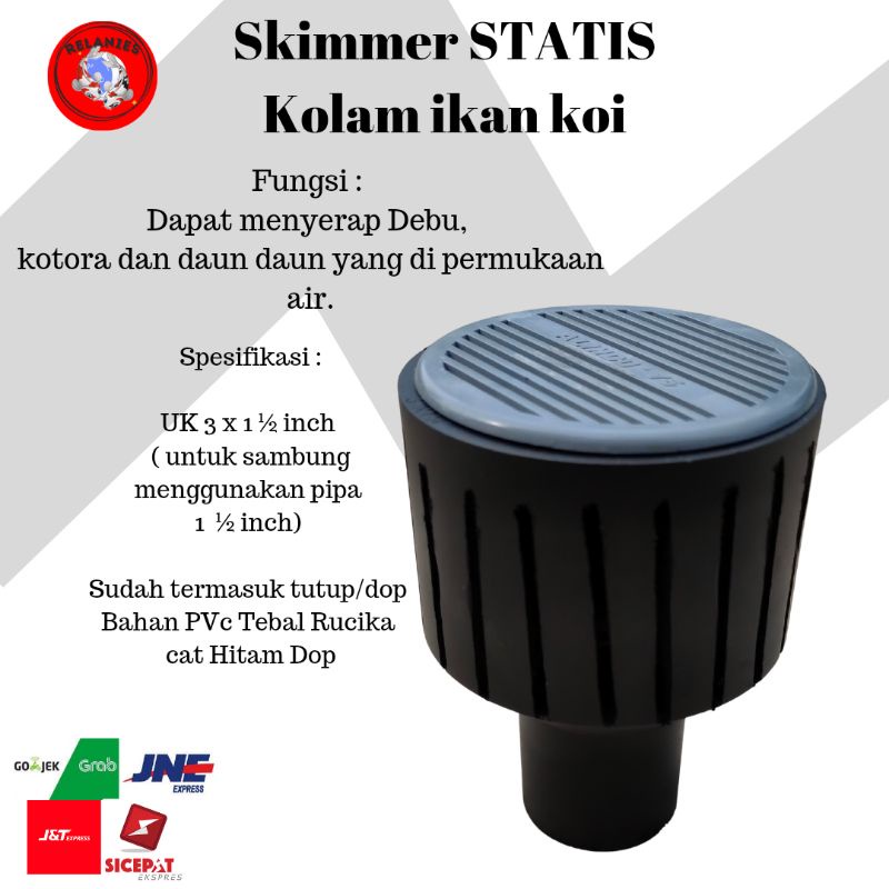 Skimer STATISTICS 3 x 1 1⁄2 นิ้ว SKIMMER KOI POND SKIMER | Shopee Thailand