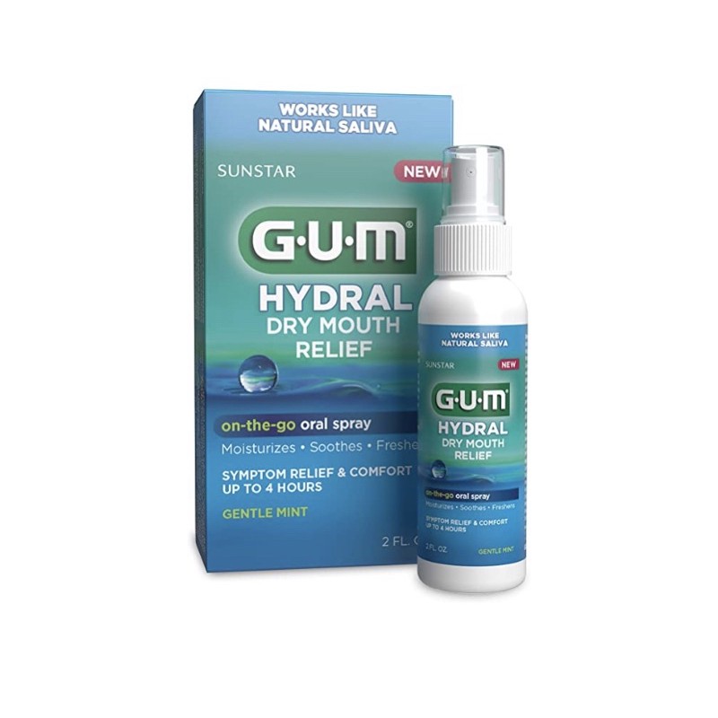 น้ำลายเทียม GUM Hydral Dry Mouth Relife 2 FL OZ | Shopee Thailand