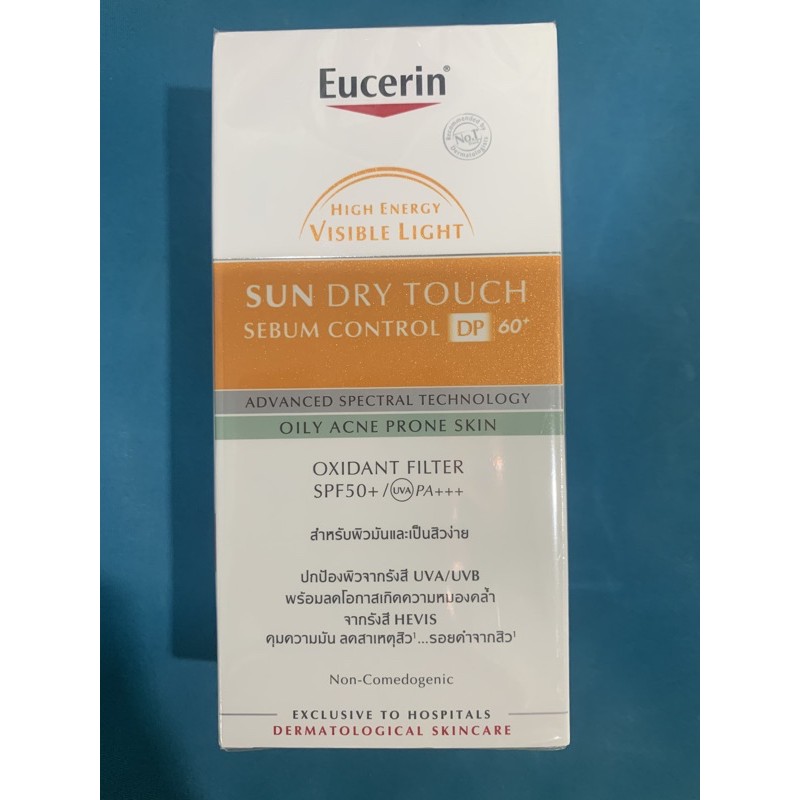 eucerin sun dry touch 50ml exp.03/2022 (สูตรเฉพาะรพ/คลินิก) | Shopee ...