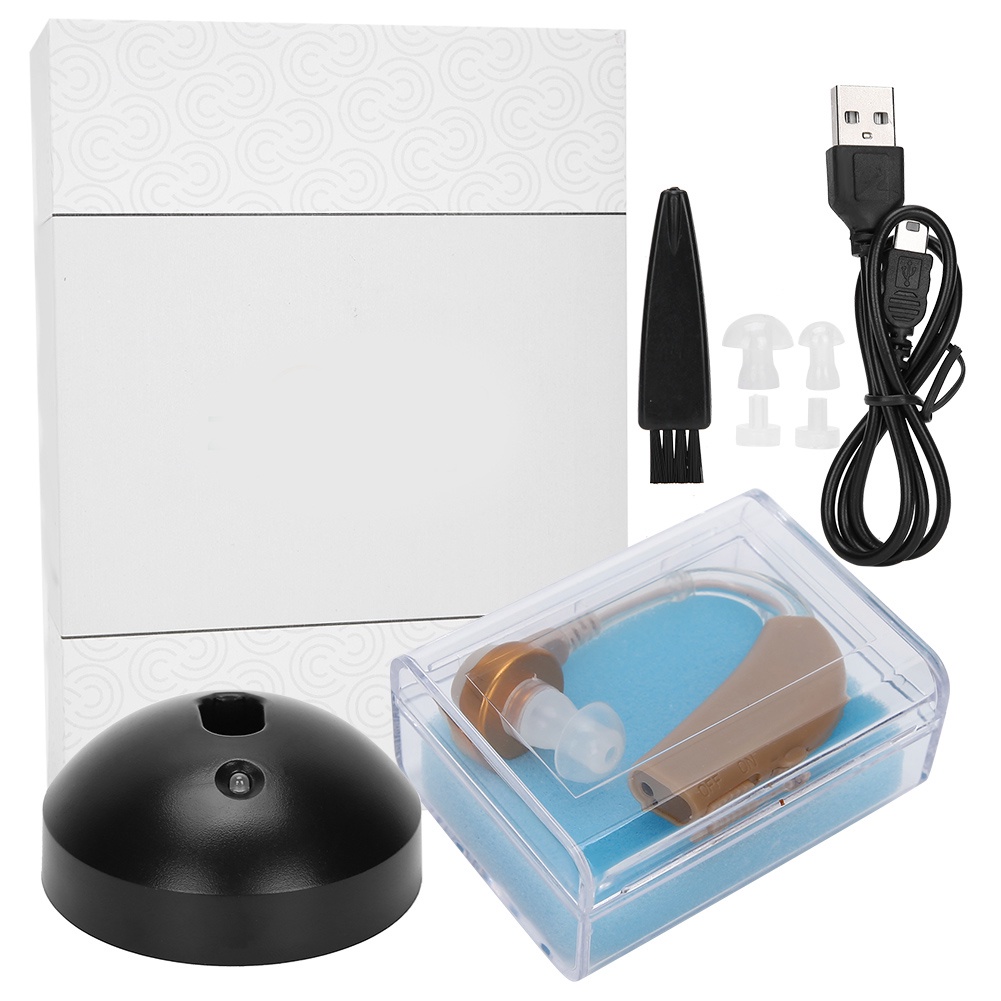 Hearing Amplifier Rechargeable Wireless Volume Control Hearing Aid for ...