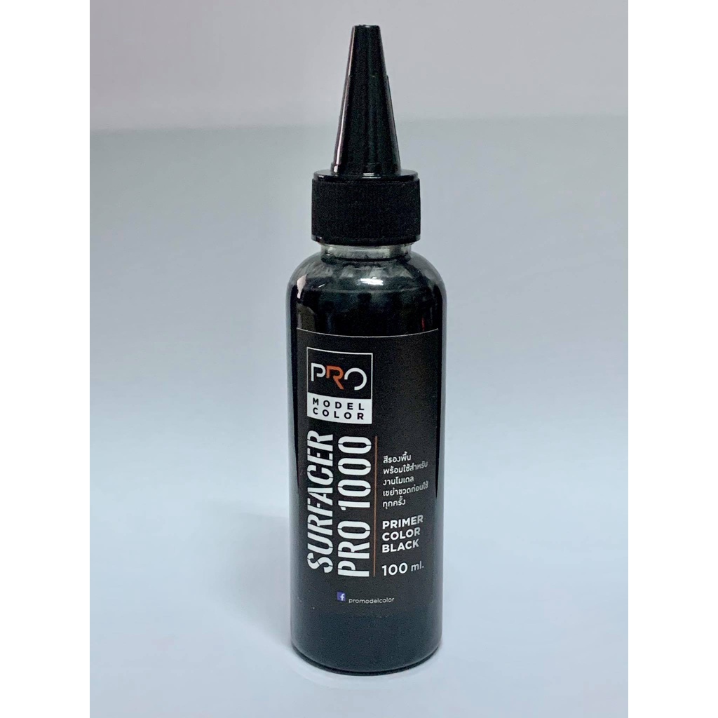 สี อะคริลิค เชื้อ ทินเนอร์ SURFACER PRO 1000 PRIMER COLOR BLACK สีรอง ...