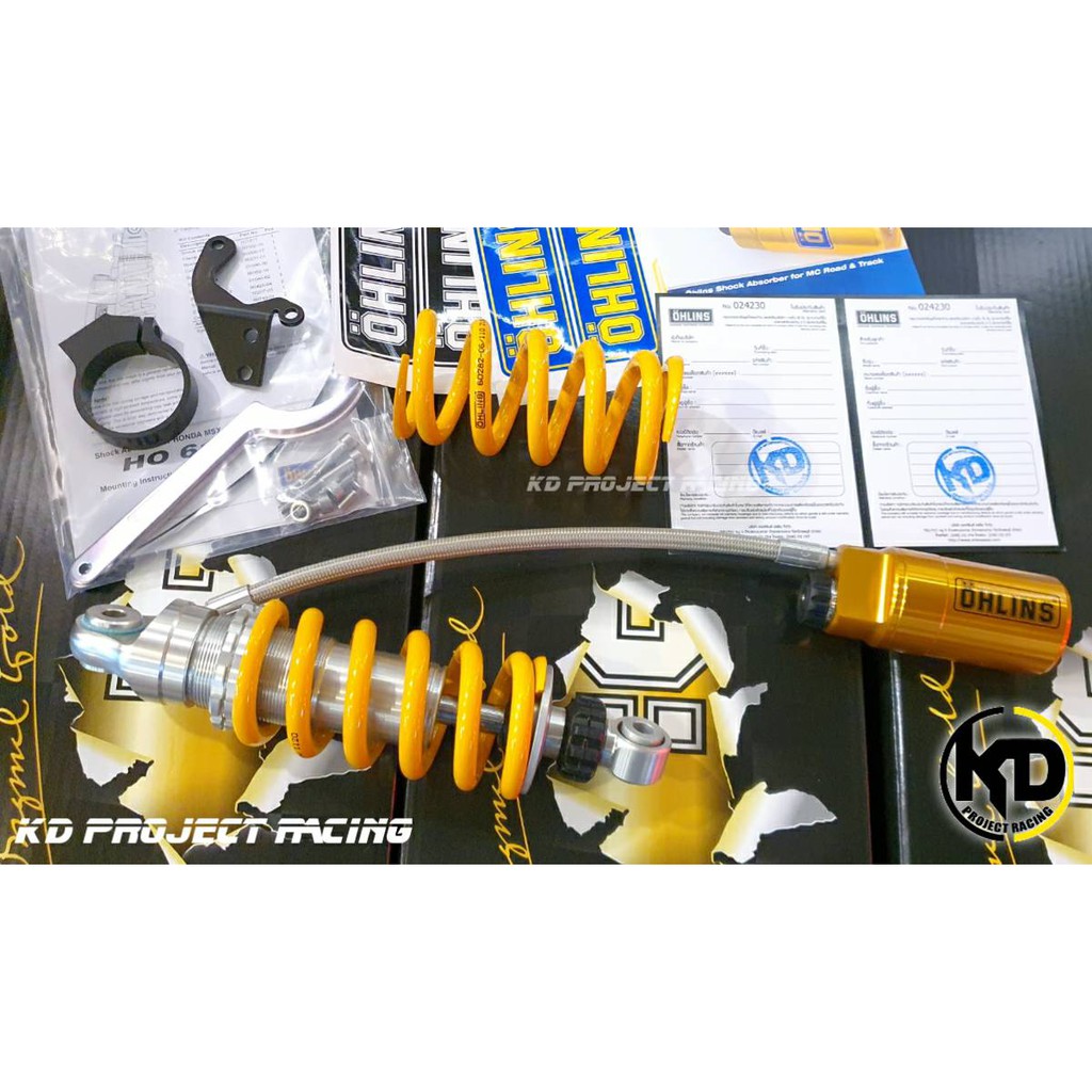 โช๊คหลัง Ohlins HO 611 Honda MSX125 SF 2017-2019 | Shopee Thailand