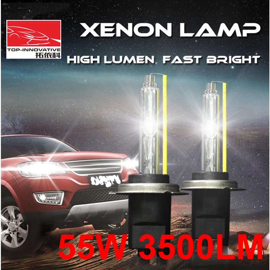 1 Pair 12V 55W 3500LM H1 H3 H7 H8 H9 H11 9005 9006 9012 AC HID Xenon Replacement Headlamps Bulbs ...
