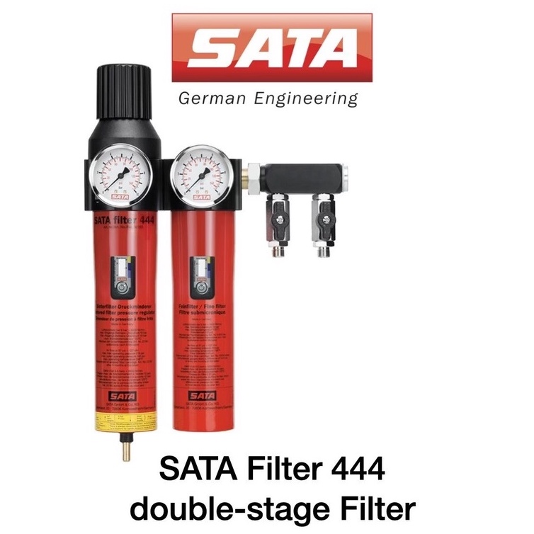 เครื่องกรองลม 2 ขั้นตอน SATA Filter 444 double-stage Filter | Shopee ...