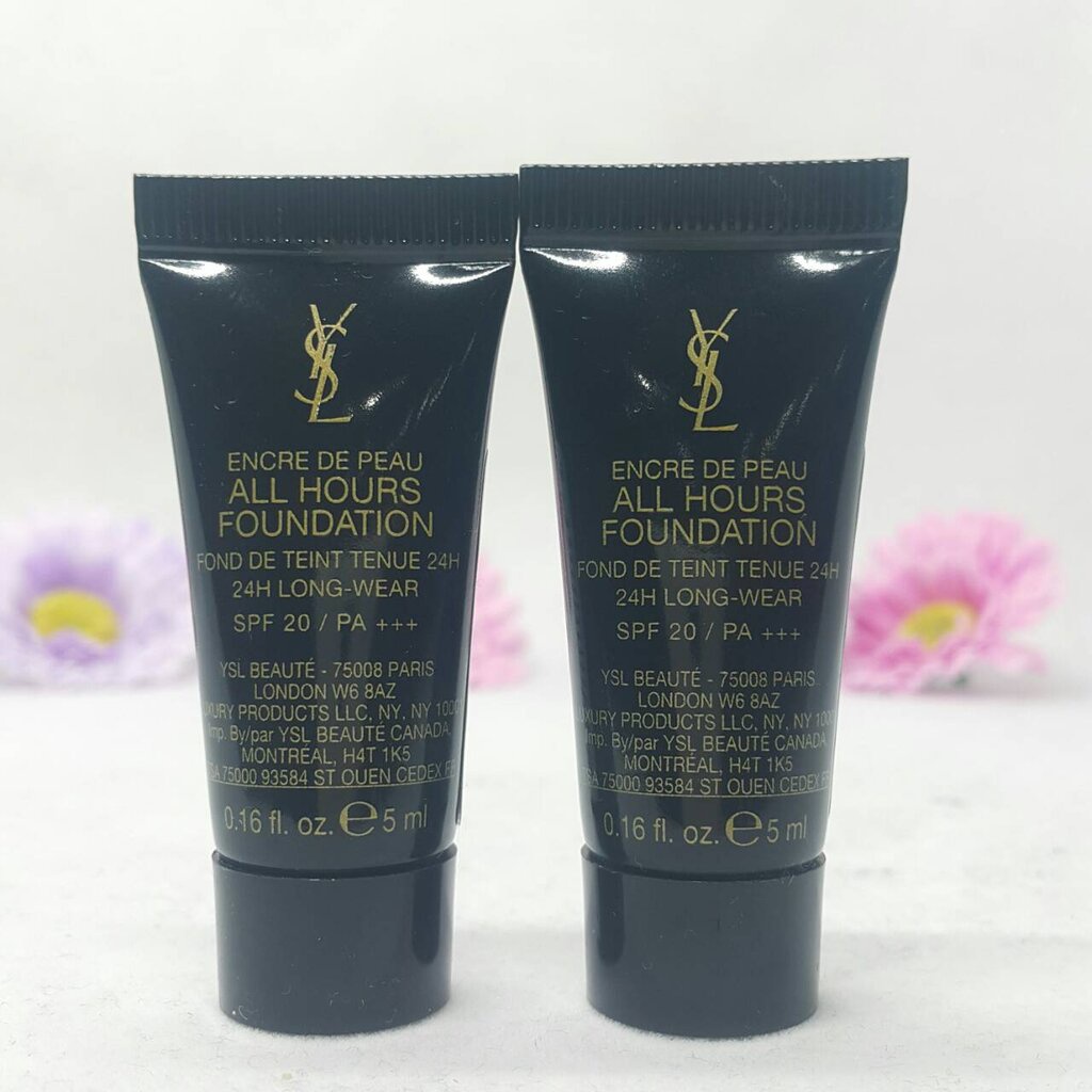 Ysl All Hours Foundation 24h Long-Wear Spf 20 / PA+++ 5 ml / 1ชิ้น ...