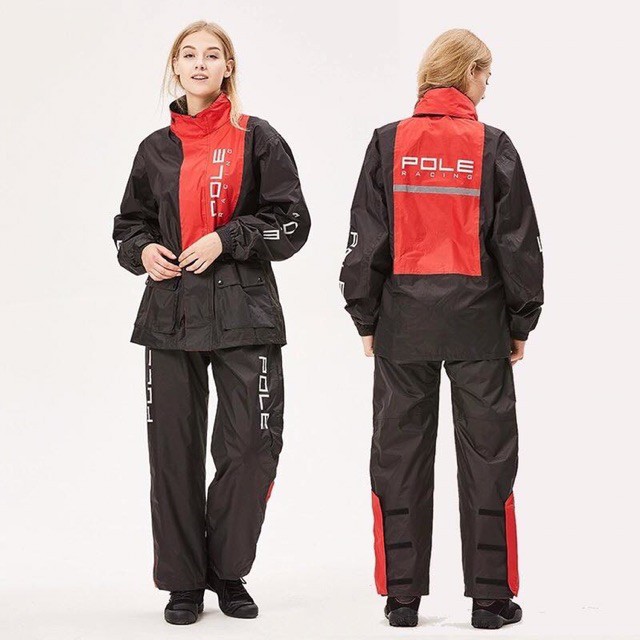 ชุดกันฝน POLE RACING 801 เสื้อ+กางเกง ส่งไว มีของเลย | Shopee Thailand