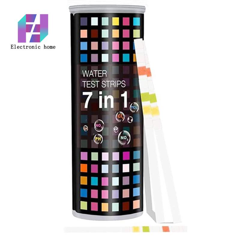 50 Strips 7 in 1 Test Strips, for Hot Tubs, for Acid Alkaline, Etc ...