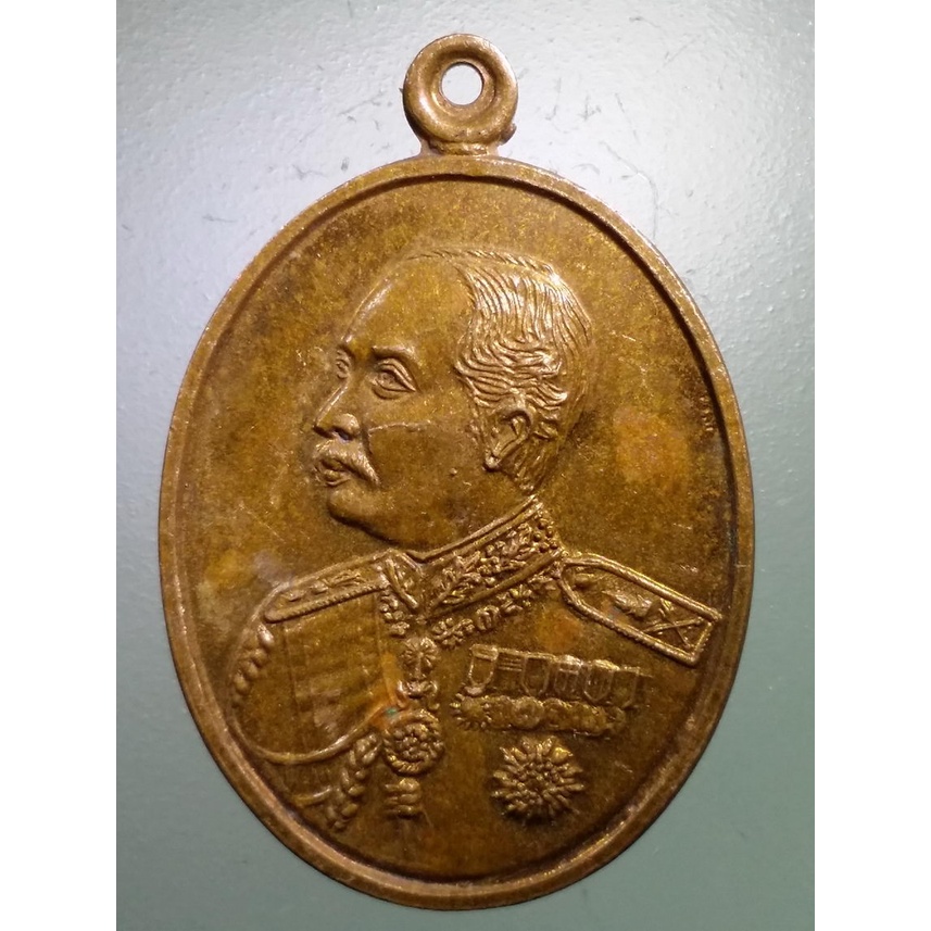 ANTIG SHOP 527 เหรียญรัชกาลที่ 5 วัดเจ้าอาม กรุงเทพฯ พระมีขนาดกว้าง 2.25 cm ความสูง 3.30 cm ...