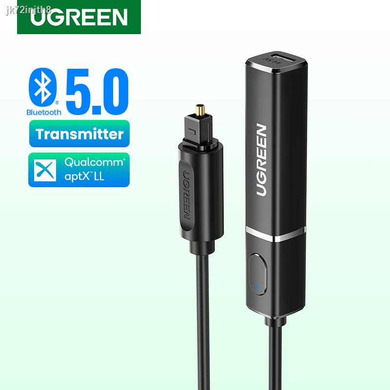 UGREEN Bluetooth V5.0 Transmitter Wireless Audio Adapter Dual Link aptX ...