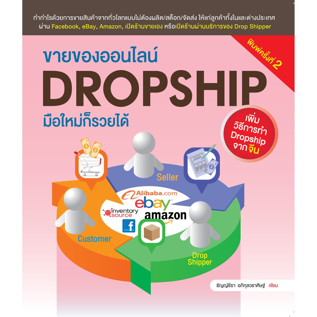 ขายของออนไลน์ DROPSHIP มือใหม่ก็รวยได้ เพิ่มวืธีการทำDropship จากจีน พิมพ์ครั้งที่ 2 (สภาพ B ...