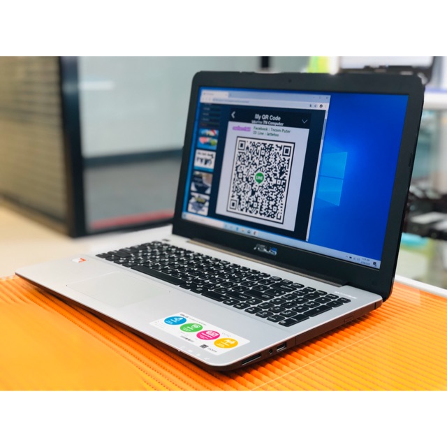 Notebook ASUS X555Q จอใหญ่ ความละเอียด FHD | Shopee Thailand
