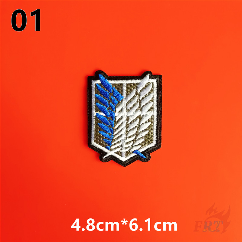 ☸ Attack on Titan Series 01 - Corps Emblem Iron-on Patch ☸ 1Pc DIY Sew ...