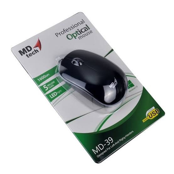 MD-Tech Optical Mouse USB MD-39 ยี่ห้อ MD-TECH คละสี | Shopee Thailand