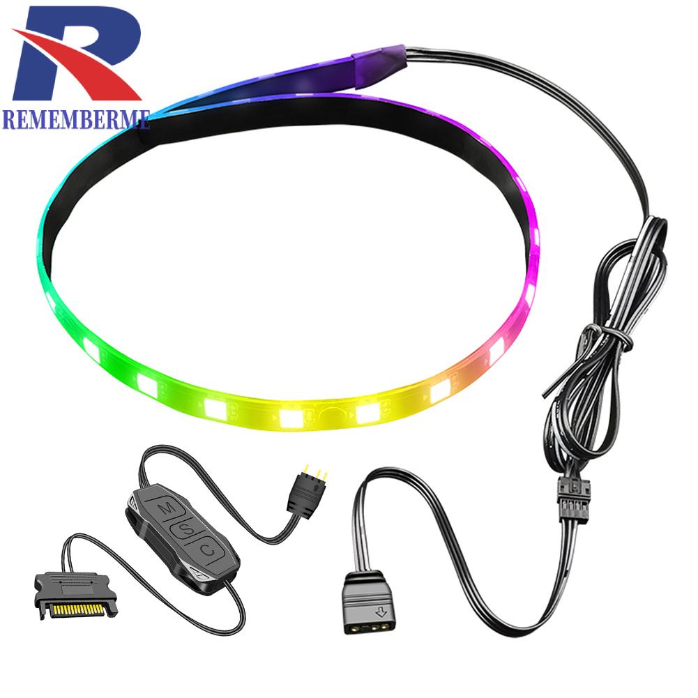 Coolmoon Cm-Ls40 5V Argb Pc เคสไฟ Led Sata 3Pin โคมไฟ Rgb คอมพิวเตอร์ ...