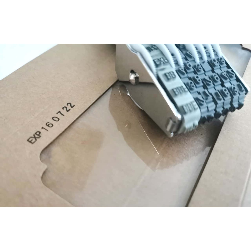 ตรายางวันผลิต วันหมดอายุ ภาษาอังกฤษ 6 คำ MFG, EXP, BBF, BBE, MFD, LOT | Shopee Thailand