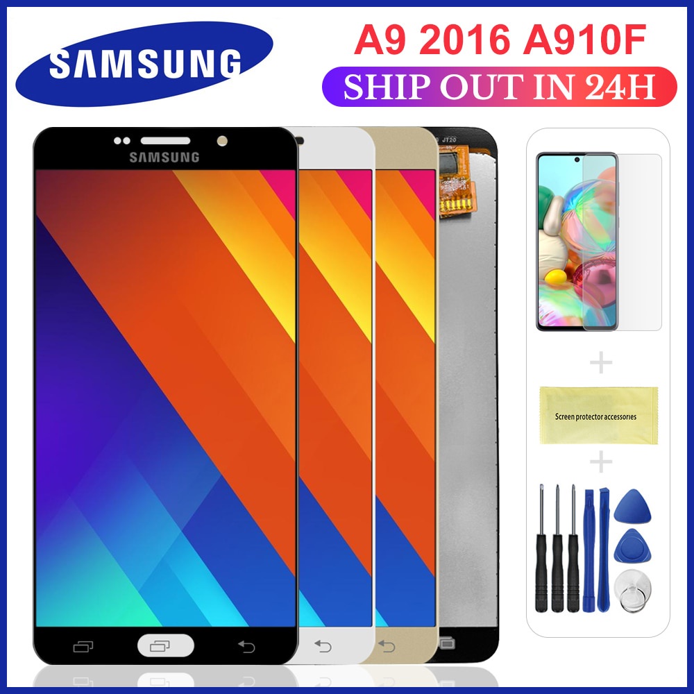 หน้าจอแสดงผล LCD TFT A910 แบบเปลี่ยน สําหรับ SAMSUNG Galaxy A9 2016 A9 Pro A910 A9100 | Shopee ...