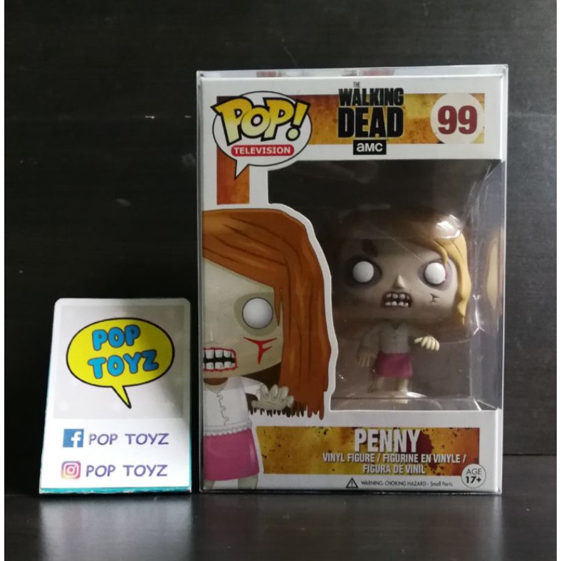 FUNKO POP WALKING DEAD Zombie Penny 99 ของแท้ งานเก่าเลิกผลิตแล้ว หายาก ...