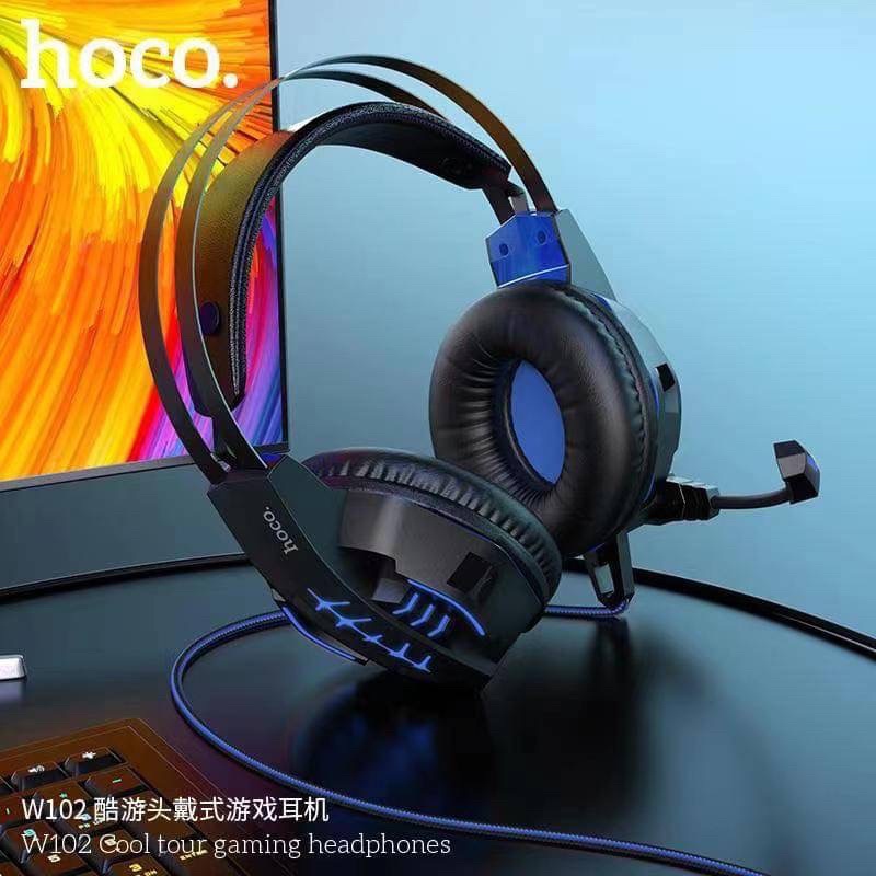 Hoco W103 Gaming Headphones หูฟังครอบหู มีไมค์ ฟังเพลงได้ คุยโทรศัพท์ ...