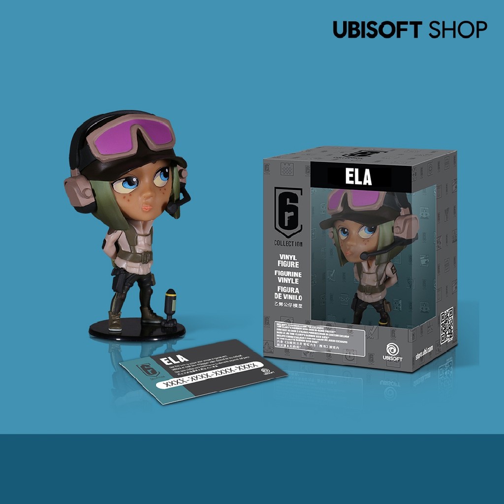Ubisoft : Rainbow Six Siege Six Collection: Ela Chibi Figurine | Shopee ...