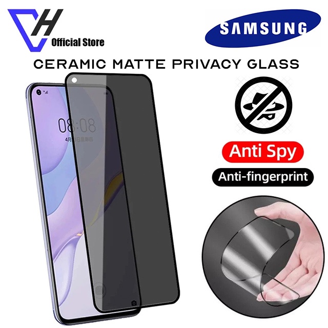 กระจกนิรภัยเซรามิค ผิวด้าน เป็นส่วนตัว สําหรับ Samsung M02 M10 M11 M12