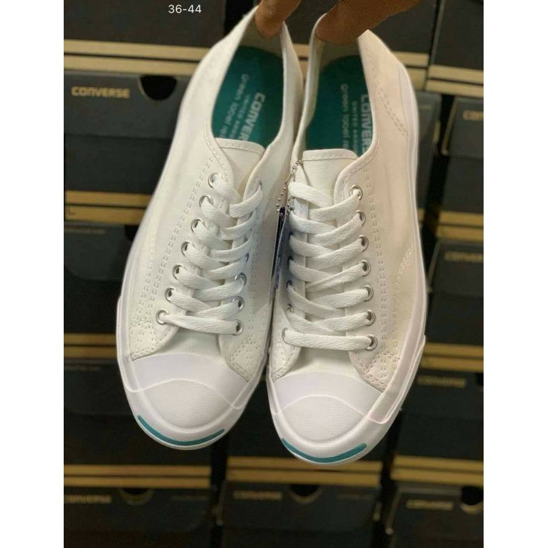 รองเท้าผ้าใบ Converse Jack Green Label Relaxing สีขาว-เขียว ( พร้อม ...