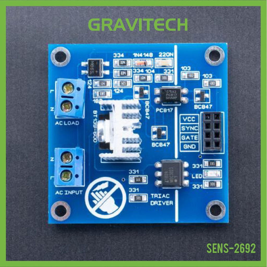 [Gravitechthai]AC LED Light Dimmer Module Controller Board work with ...
