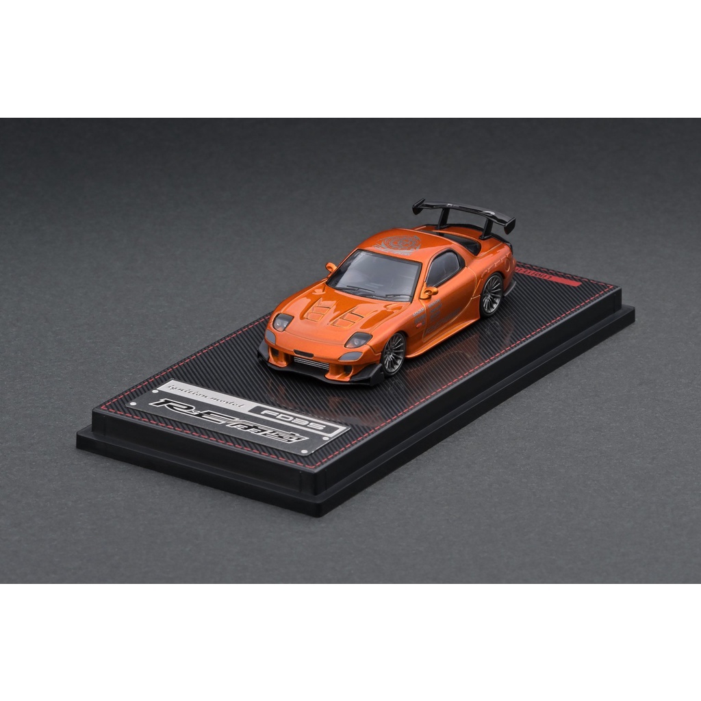Ignition Model : IG1950 1/64 Mazda RX-7 (FD3S) RE Amemiya Orange Metallic | Shopee Thailand