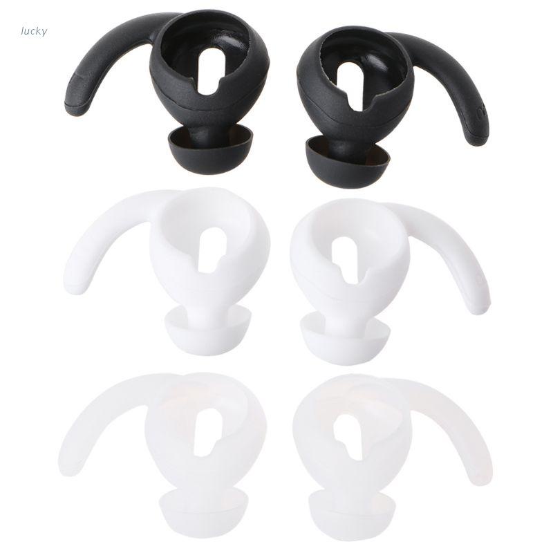 lucky* 1Pair Soft Silicone Earphone Cover Earbuds Eartip Ear Wings Hook ...