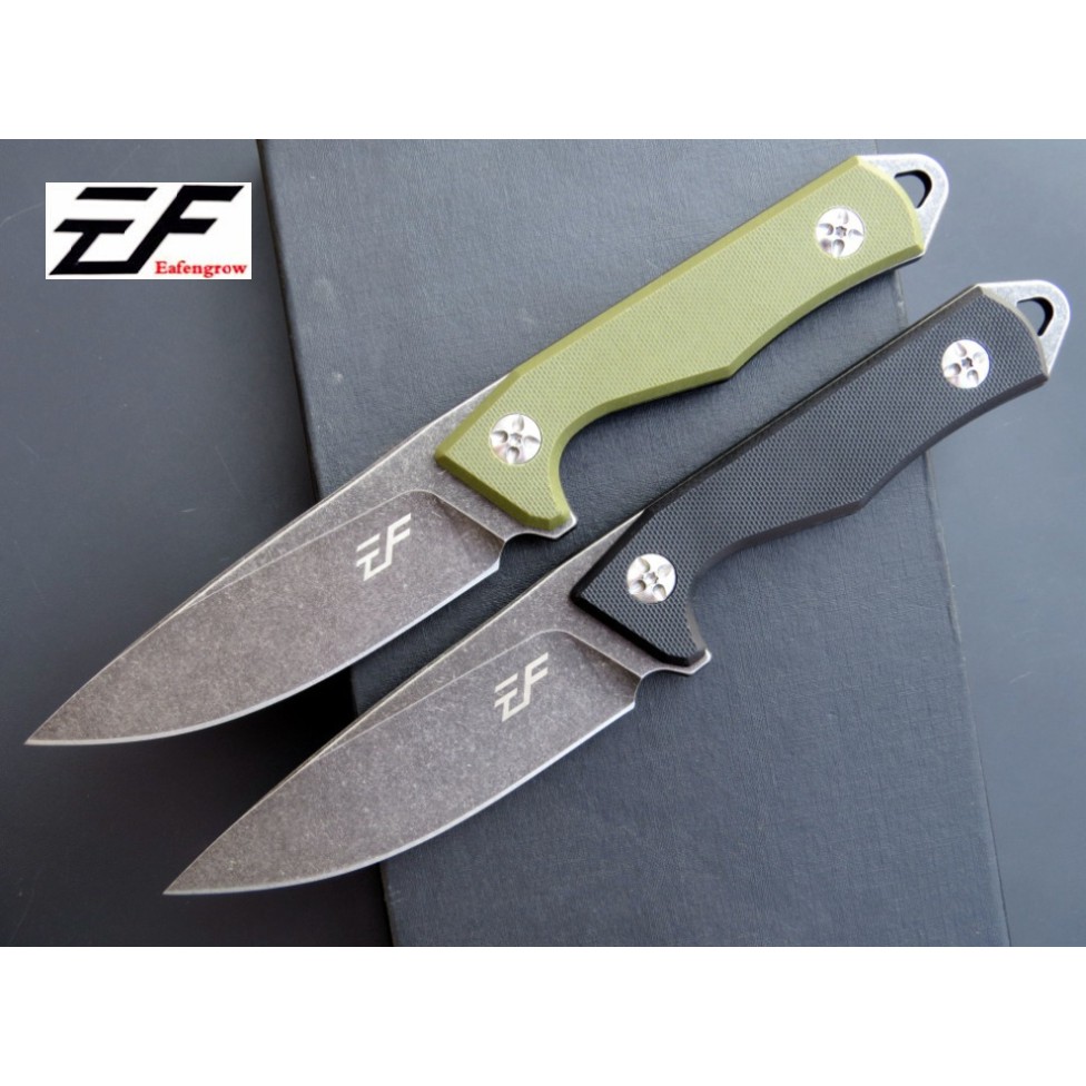 มีดใบตาย Eafengrow รุ่น EF 107 ด้ามสีดำและสีเขียว | Shopee Thailand