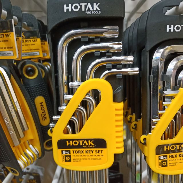 HOTAK Torx key set 9pcประแจทอร์คตัวแอลหัวจีบอย่างดี9ชิ้น | Shopee Thailand