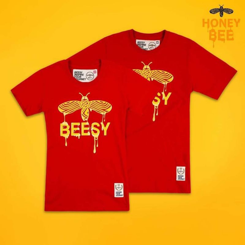 Beesy® เสื้อยืด รุ่น Honey Bee สีแดง (ราคาต่อตัว) | Shopee Thailand