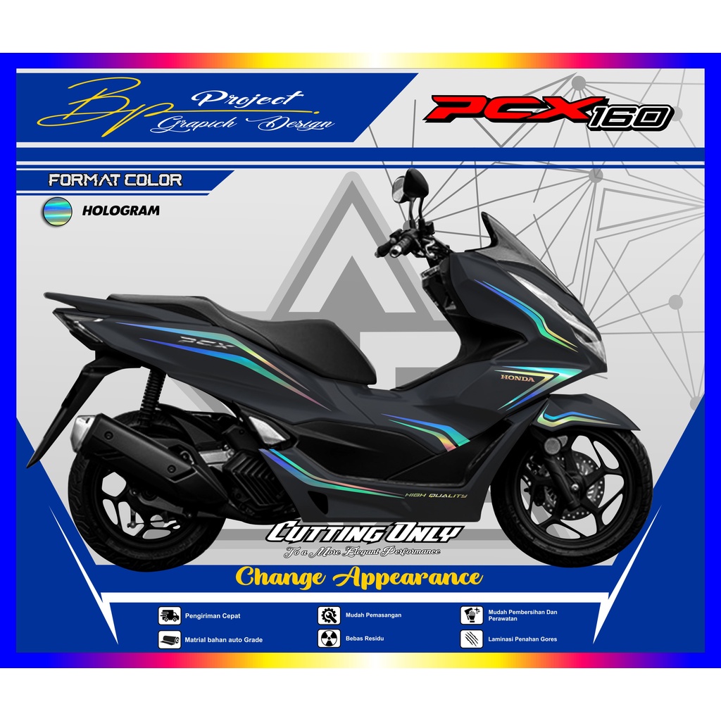 สติกเกอร์ตัด PCX 160 - PCX 160 ใหม่ 2021 - CUTTING BODY PCX 160 ...