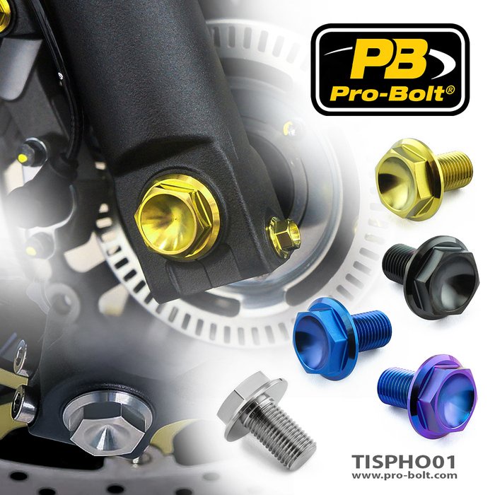Pro-Bolt ไทเทเนี่ยม น็อตล้อหน้า Honda,Yamaha | Shopee Thailand