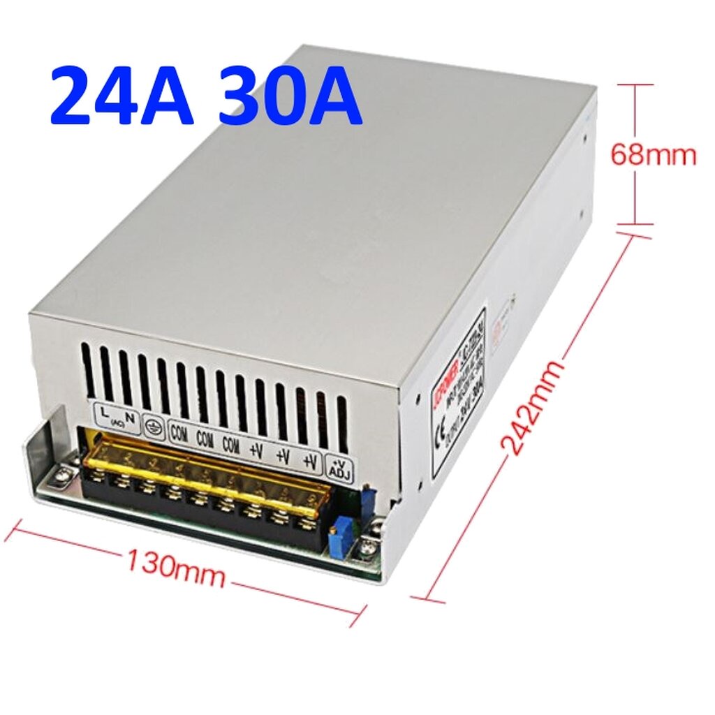Power supply 24V 30A 720W สวิทชิ่ง เพาวเวอร์ ซัพพลาย | Shopee Thailand