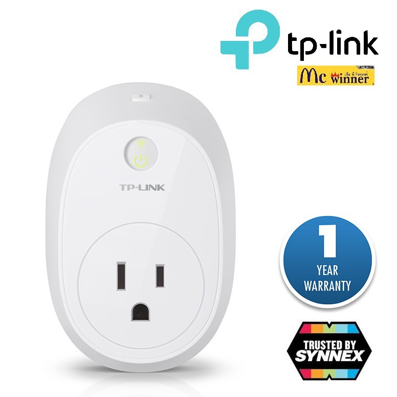 SMART PLUG (สมาร์ทปลั๊ก) TP-LINK HS110 WI-FI ENERGY MONITORING - รับประกัน 1 ปี | Shopee Thailand