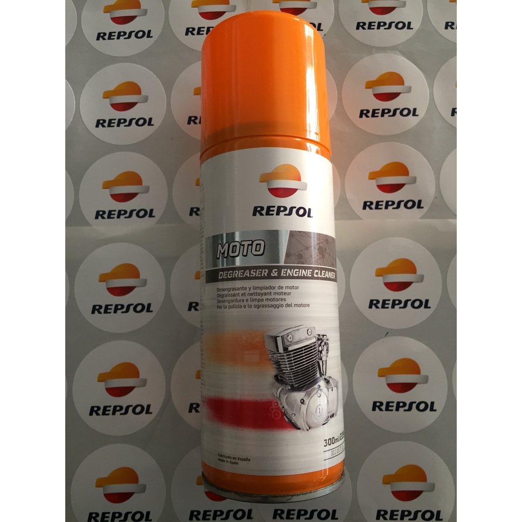 สเปรย์ทำความสะอาดคราบน้ำมันล้างโซ่Repsol MOTO DEGRESER & ENGINE CLEANER ปริมาณ 400 ml | Shopee ...