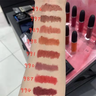 MAC Powder Kiss Liquid Lipcolour ลิปสติก แบบเหลว สี 987 988 989 990 991 ...