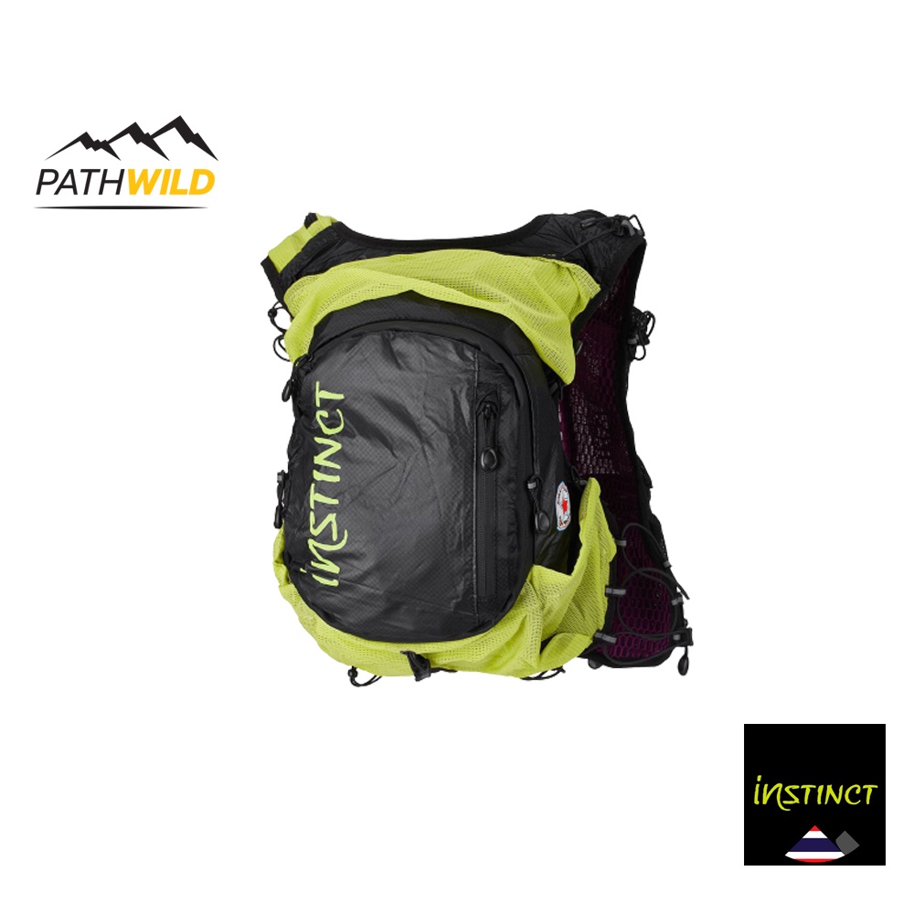 INSTINCT EKLIPSE TRAIL VEST 12L เป้น้ำ แนบกระชับ ปรับขนาดได้ทุกไซส์ ช่องใส่ของใหญ่เปิดได้รวดเร็ว ...