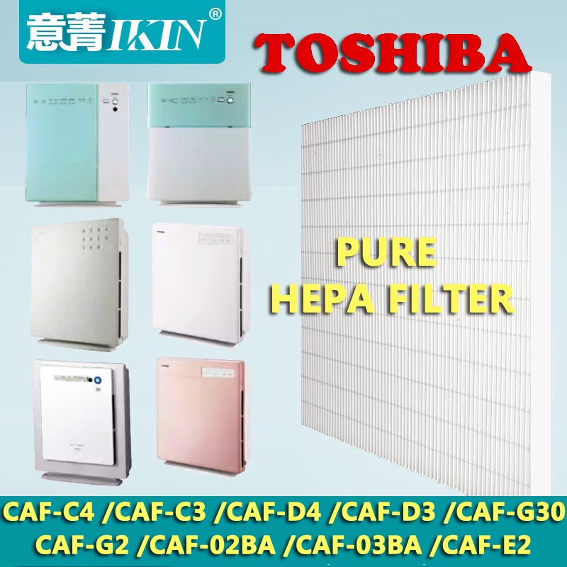 IKIN แผ่นกรองฝุ่น CAF-E2A สำหรับ TOSHIBA รุ่น CAF-G30 CAF-G2 CAF-E2 ...