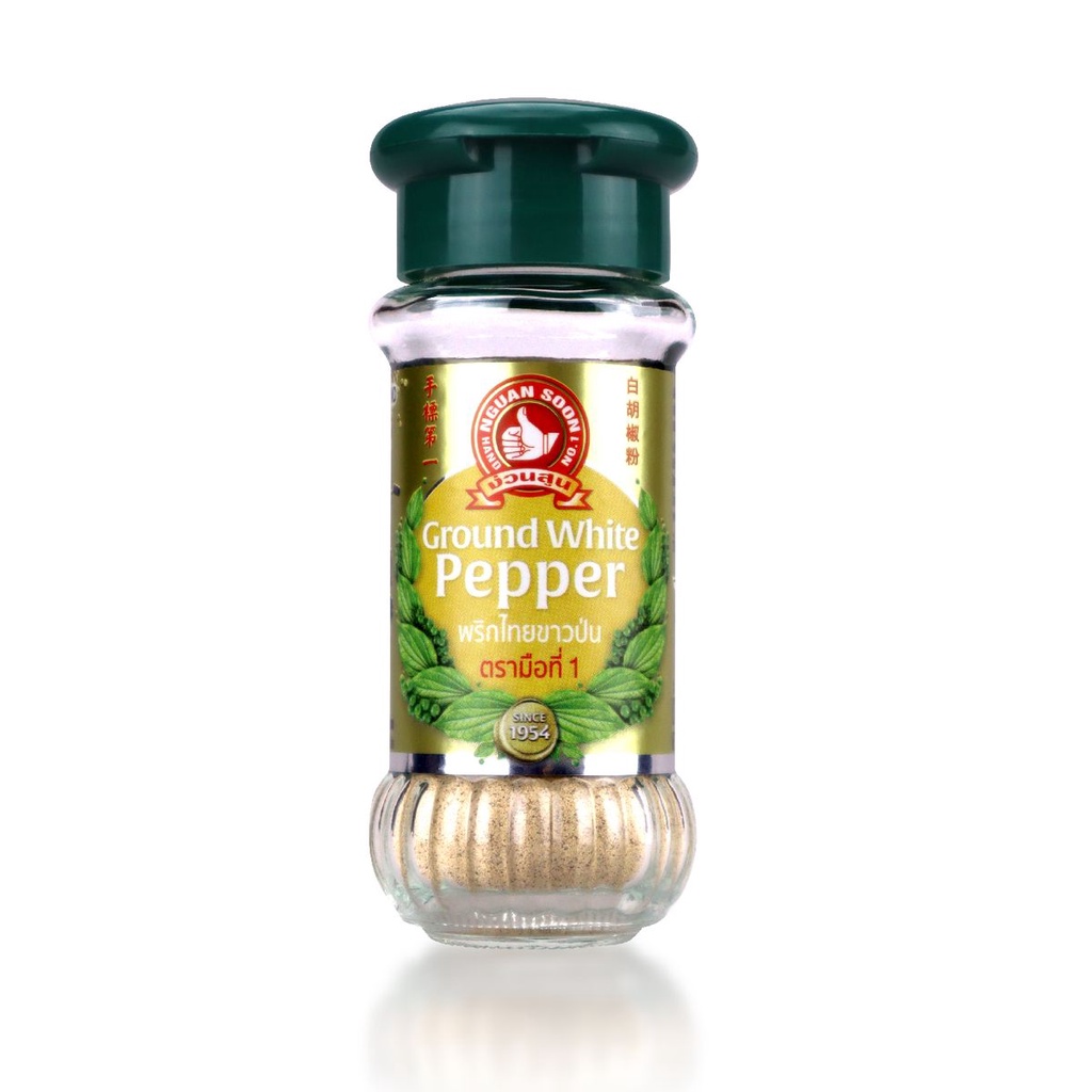 แพค 3 ขวด Nguan Soon Ground White Pepper 50g ง่วนสูน พริกไทยขาวป่น 50 ...